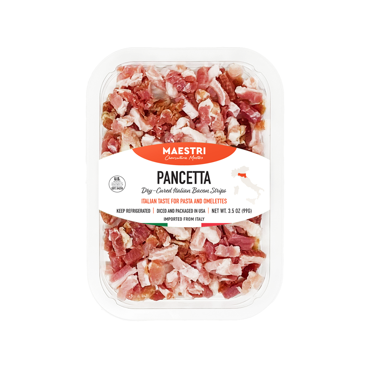 Pancetta Italian Strips | The Savory Gourmet