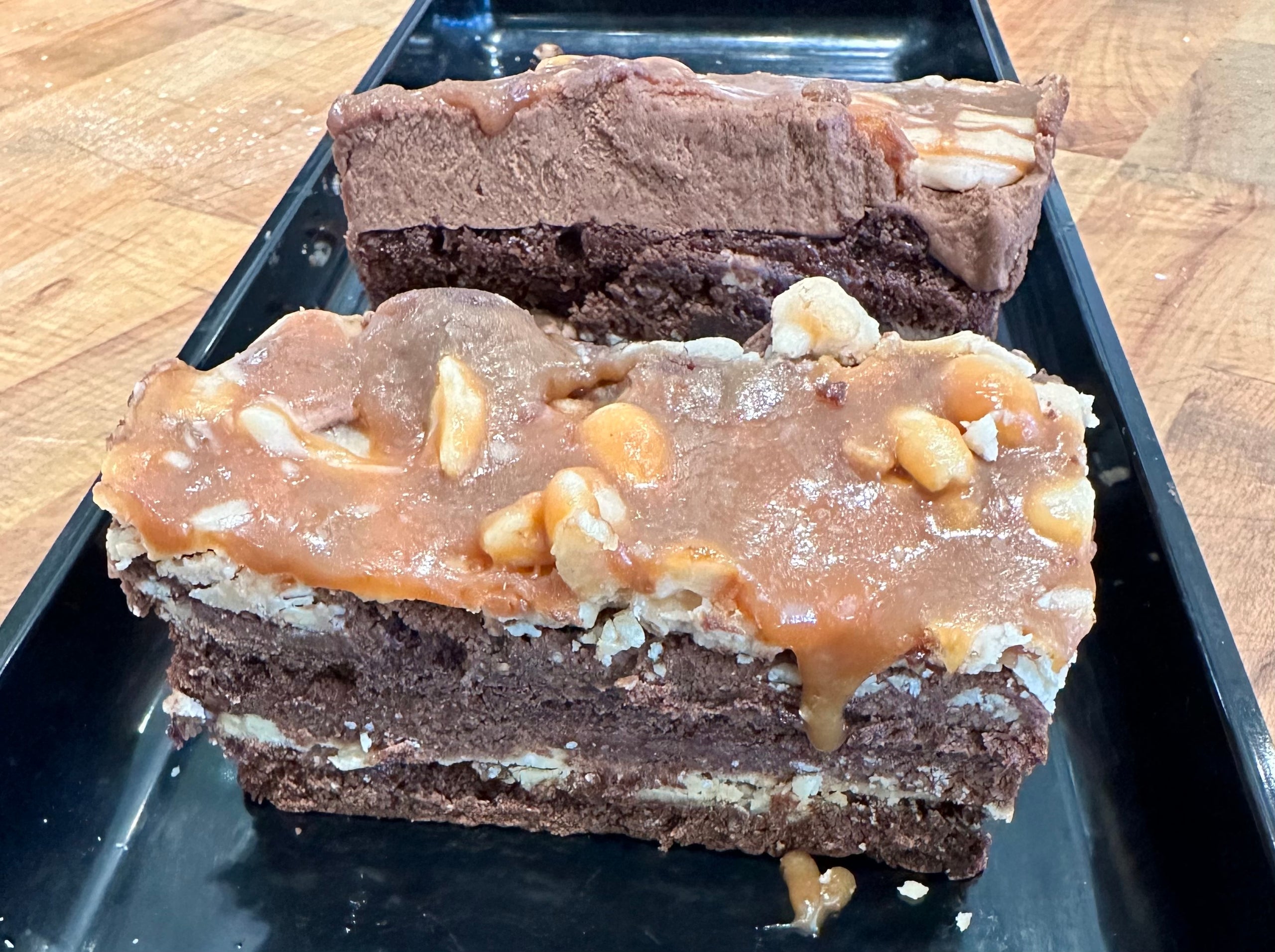 Chocolate Peanut Butter Stack | The Savory Gourmet