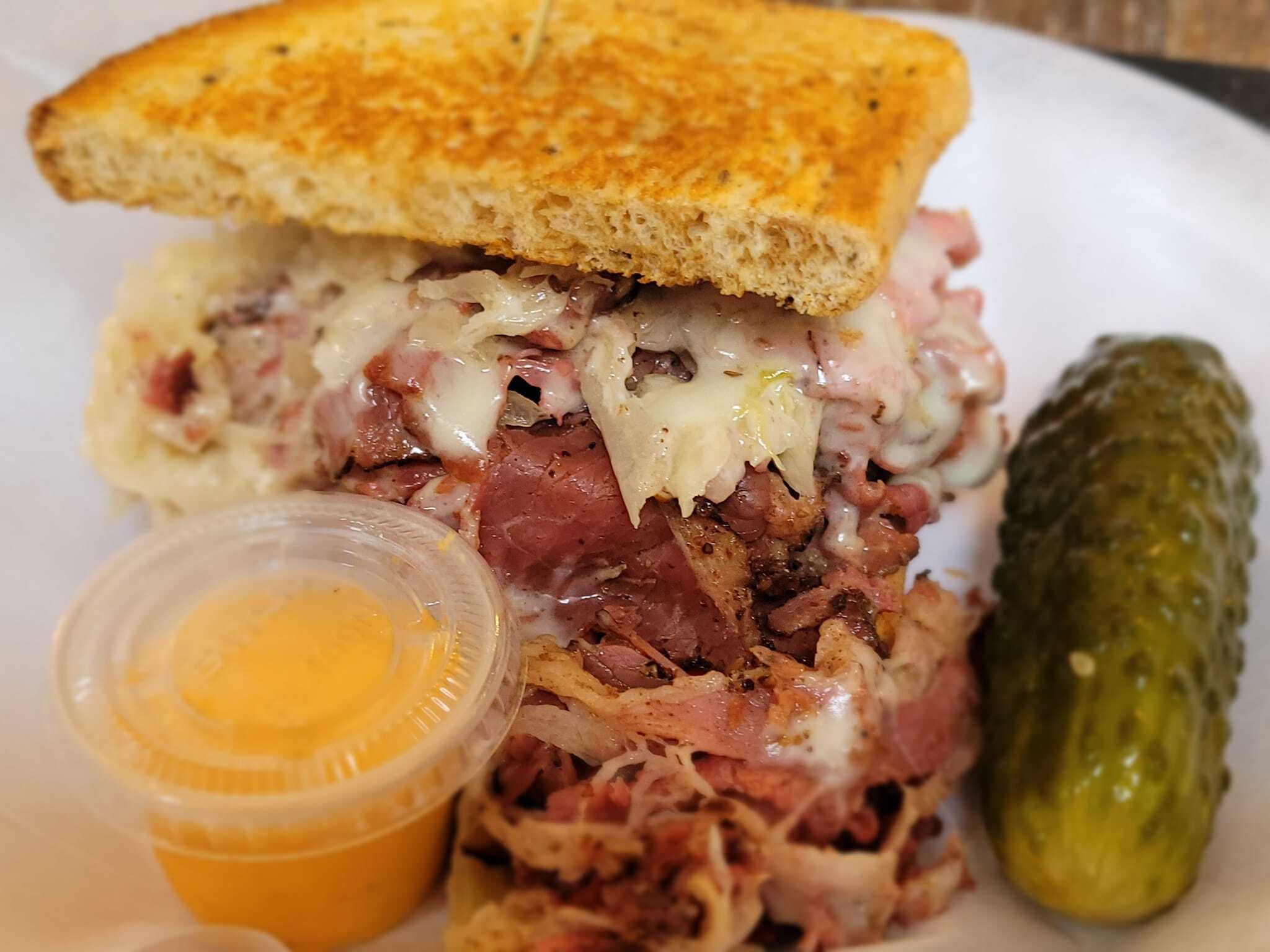 Half & Half REUBEN | The Savory Gourmet